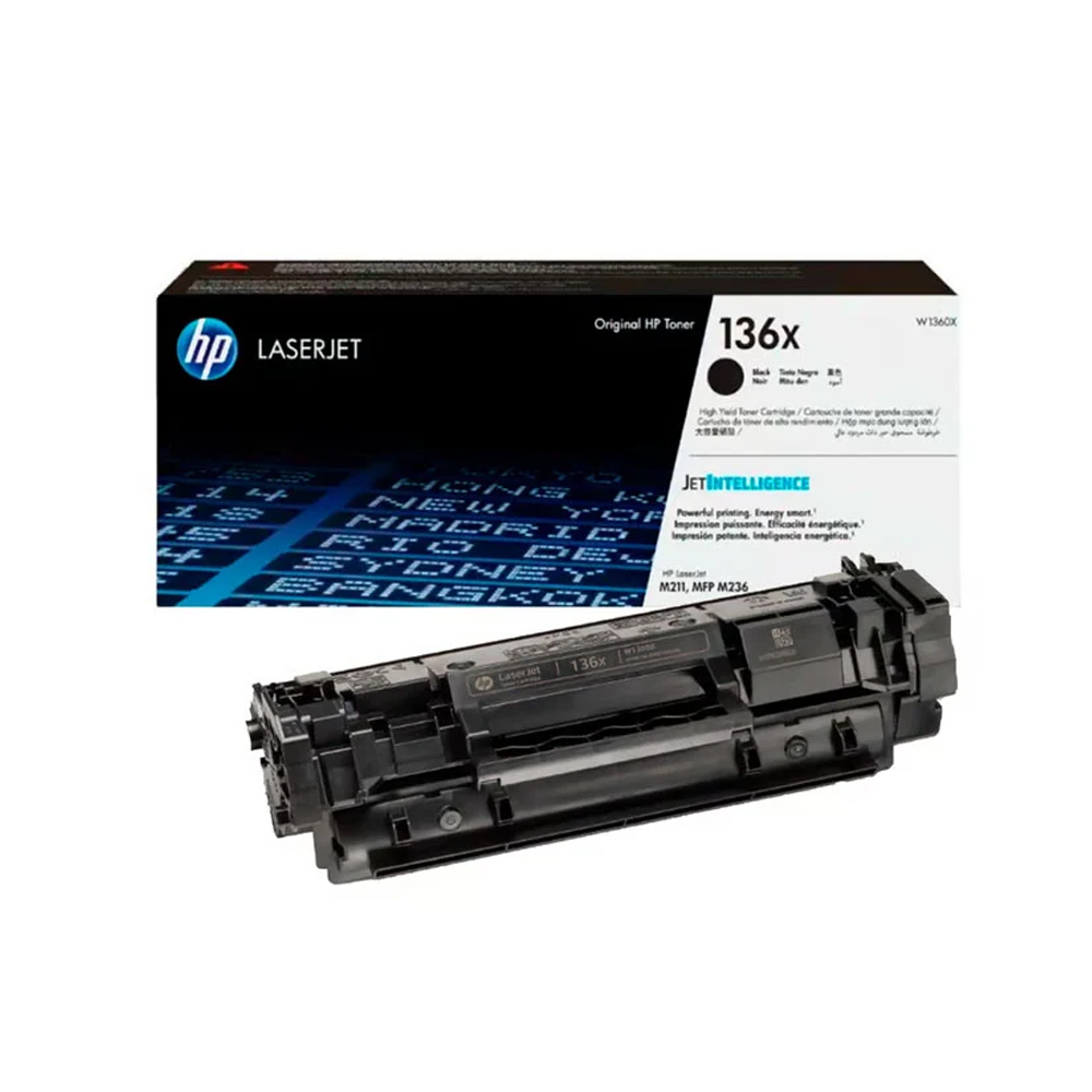 Tóner HP W1360X (136X) LaserJet Black